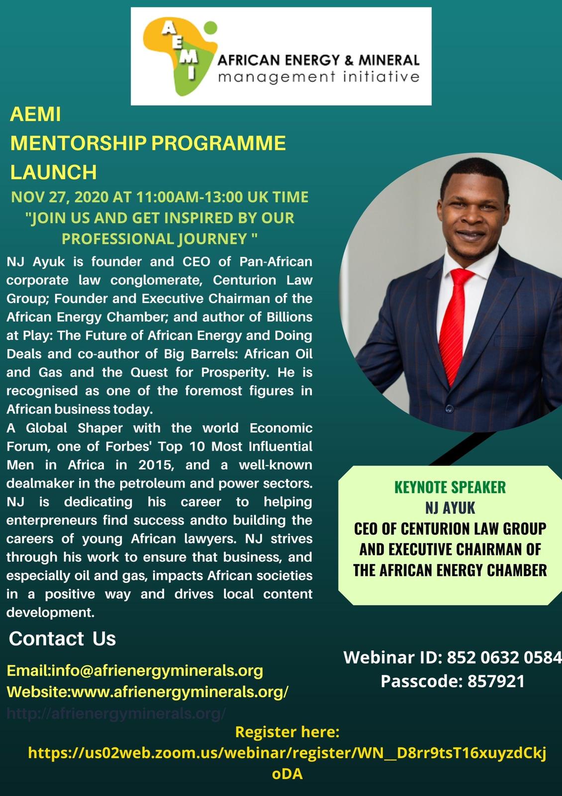 Launch of the AEMI MENTORSHIP PROGRAM